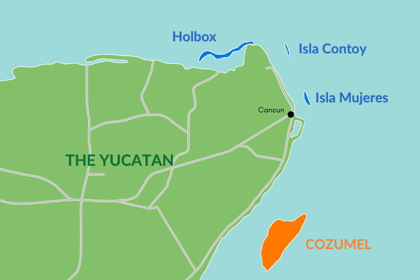 Isla Contoy Map
